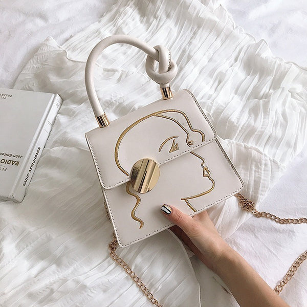 082024 The Lady Face Purse Design with Handlde Crossbody – UNIK-ELEGANCE